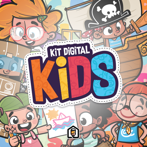 Kit Digital Kids | Kafofu Criativo