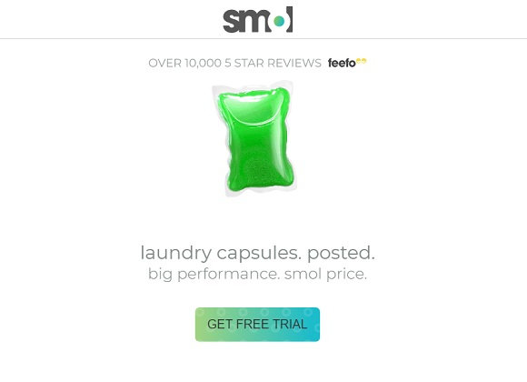 Smol Laundry Capsules - Free Samples | All Free Stuff
