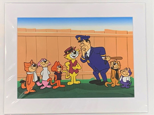 Top Cat print. Quality print in mount. | Blue Pencil Gallery