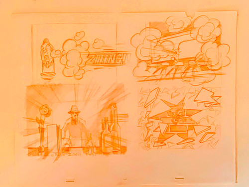 Weetabix commercial 'Bullets'. Original storyboard drawing. 1991 ...