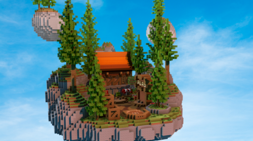 Medieval House Island - 100x100 | Premier Studios