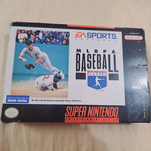 Nintendo SNES - MLBPA Baseball - AUTHENTIC | JamesGamesNmore
