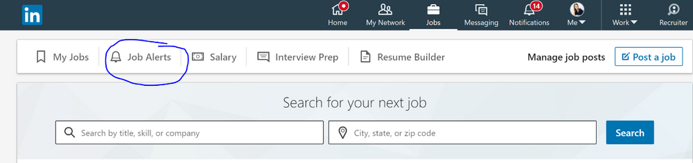 How to use LinkedIn Job Alerts