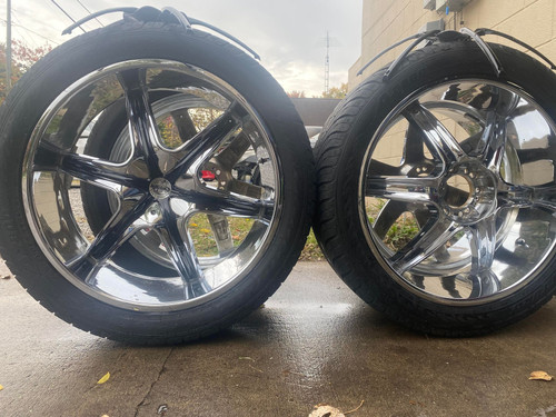 Helo HE866 Chrome Plated w/Gloss Black Accents 6x135 | Wolf Lab Engineering