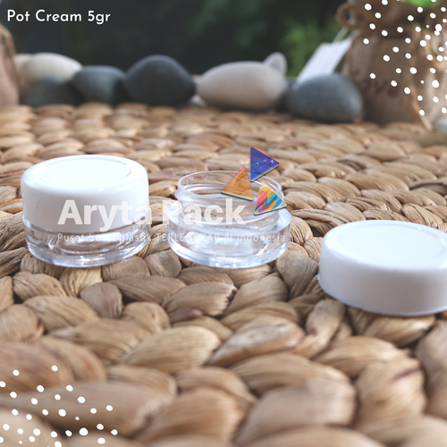 Pot cream 5 gram putih bening | aryta