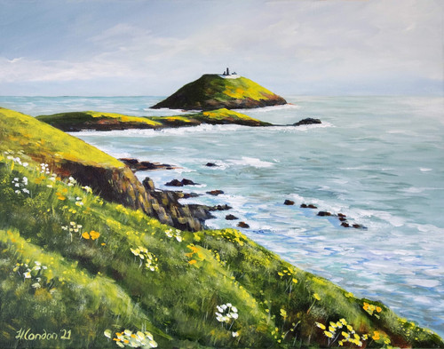 Ballycotton Island View 2021 - limited edition print | Helen Condon Art