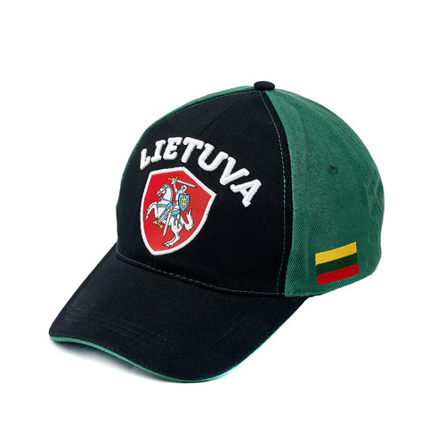 HAT with prominent embroidered-LITHUANIA and VYTIS | Lietuvele