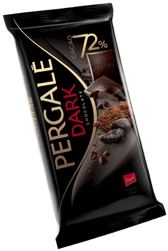 PERGALE Dark Chocolate 72% 100g | Lietuvele
