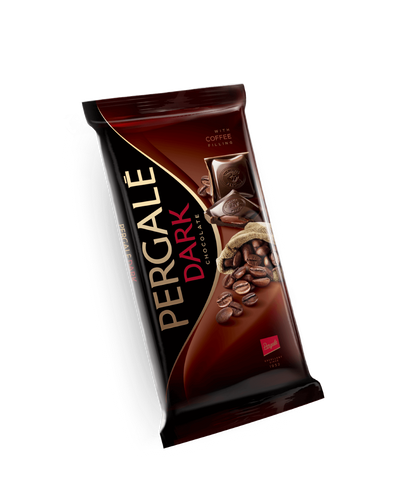 PERGALE Chocolate Bar Dark with Coffee 100g | Lietuvele