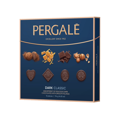 PERGALE Dark chocolate classic collection 114g | Lietuvele