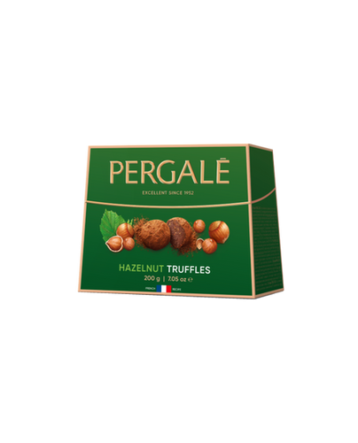 PERGALE boxed candies Truffles hazelnut 200g | Lietuvele