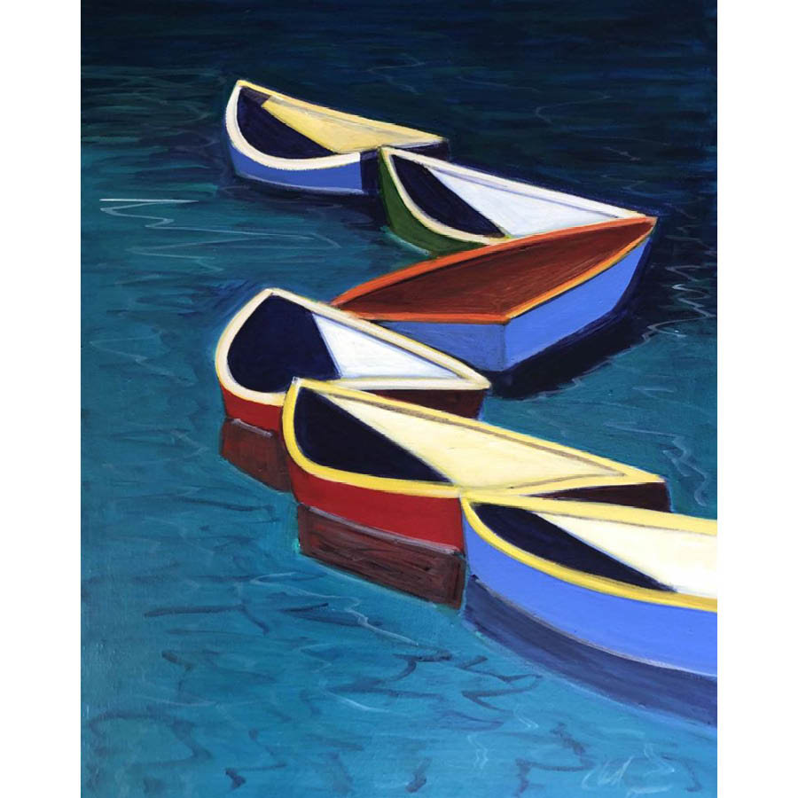 Six Boats in a Row