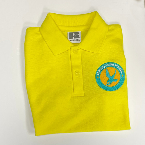 Eagley Juniors School Yellow Polo Shirt | Harrisons