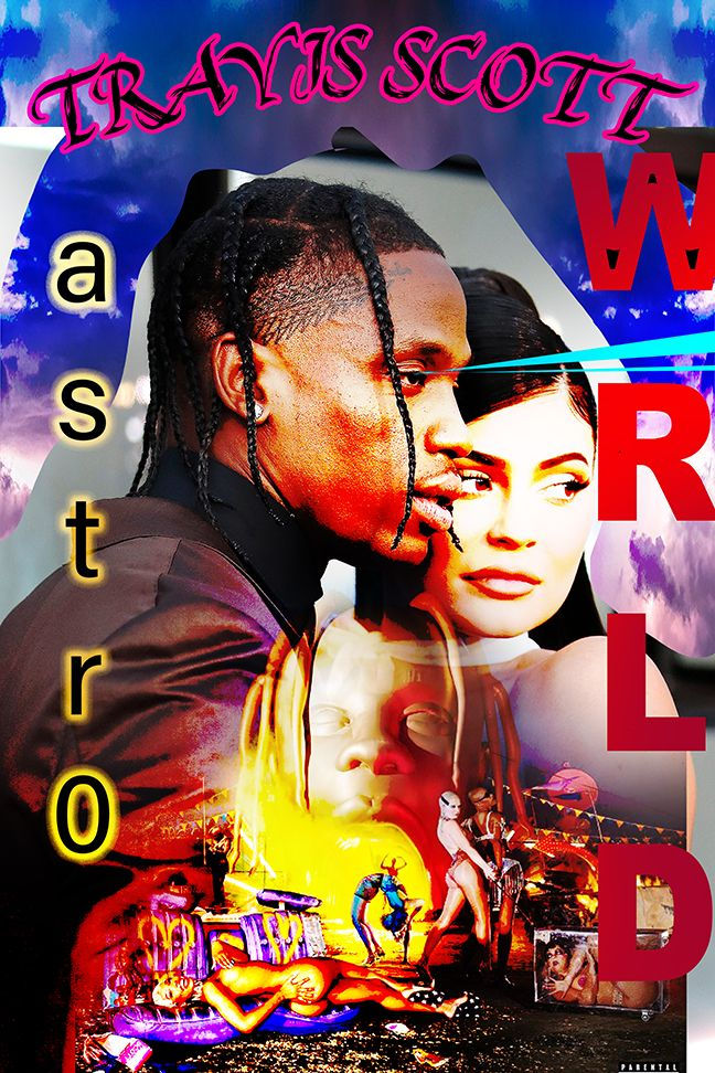 Travis Scott - Astroworld Collage | The Poster Guys