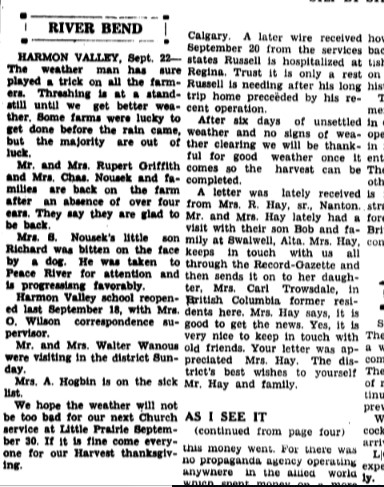 This Week In History - 28 Sep 1945