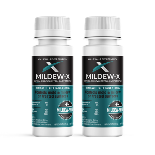 Mildew-X NATURAL Mildewcide Paint Additive -PAIR | WW ENVIRONMENTAL