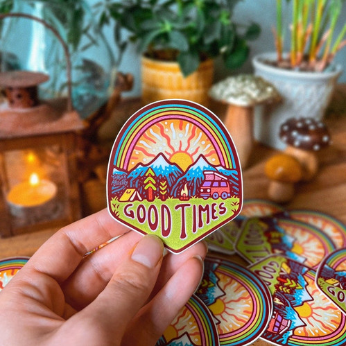 Good Times Sticker | Gardenbelle Shop