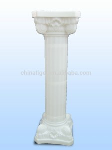 Arch Columns White (Pair) Polyethylene | Gettysburg Rentals