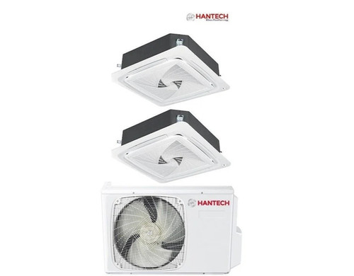 Hantech Multi Kaset İnverter Klima 18000 Btu 1 Dış +2 İç 9000+12000 ...