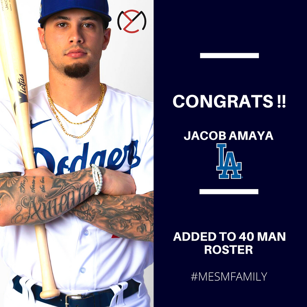 Dodgers add Jacob Amaya to 40 man roster