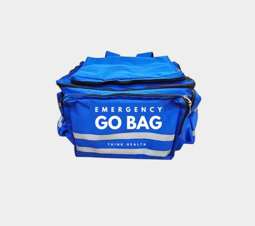 Blue Emergency Go Bag WT- Think Health | Buy AED India