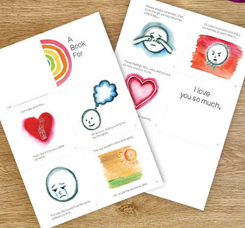 DIY "Heart-Repair" Mini Book | EveryDayImaRainbow