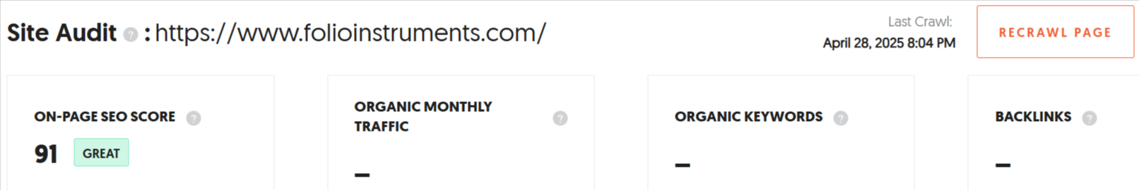 Folio Instruments | Adicator