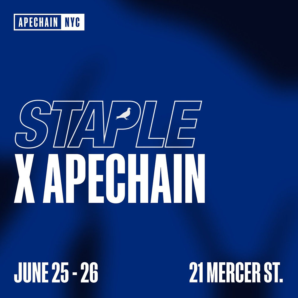 A SUMMER STAPLE: ApeChain Is Hosting An Event At Jeff Staple’s Iconic ...