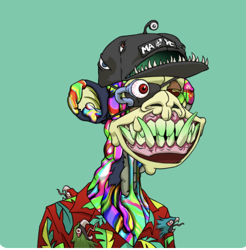 TIME TO TRIPPY: This BAYC Member Aped Into A Trippy Fur Primate And ...