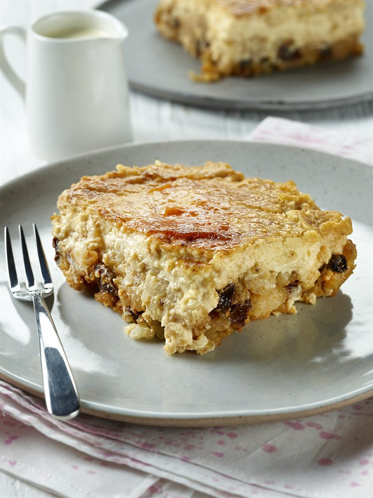 Clotted cream rice pudding squares