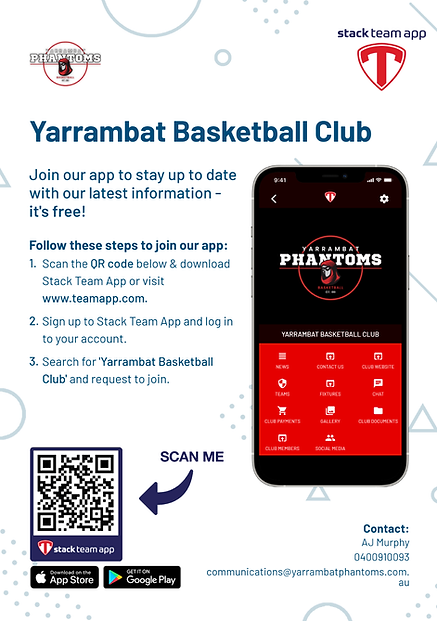New Player Info | Phantoms Basketball