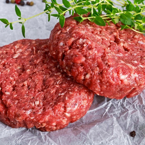 Pre-Made Burger Patties - (4) 1/3 lb patties / pack | TSBB