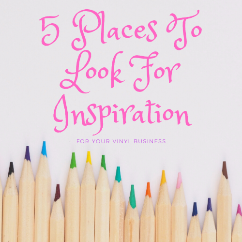 5 Places To Look For Inspiration