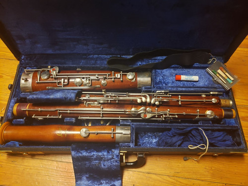 Oscar Adler Sonora 1358 Maple Bassoon! Reconditioned, White Leather ...