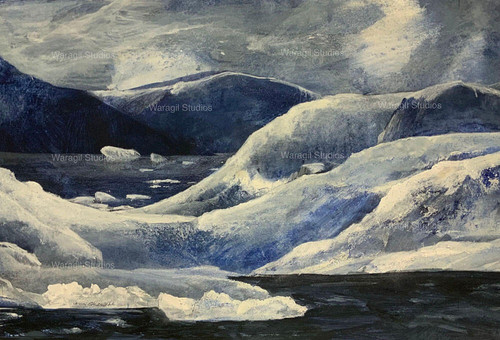 Ice Shadows 38cm x 56cm | Waragil Studios