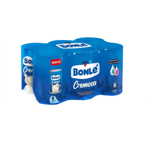 Bonlé Cremosa Lata 395 gr. - Six Pack | VíaMayor