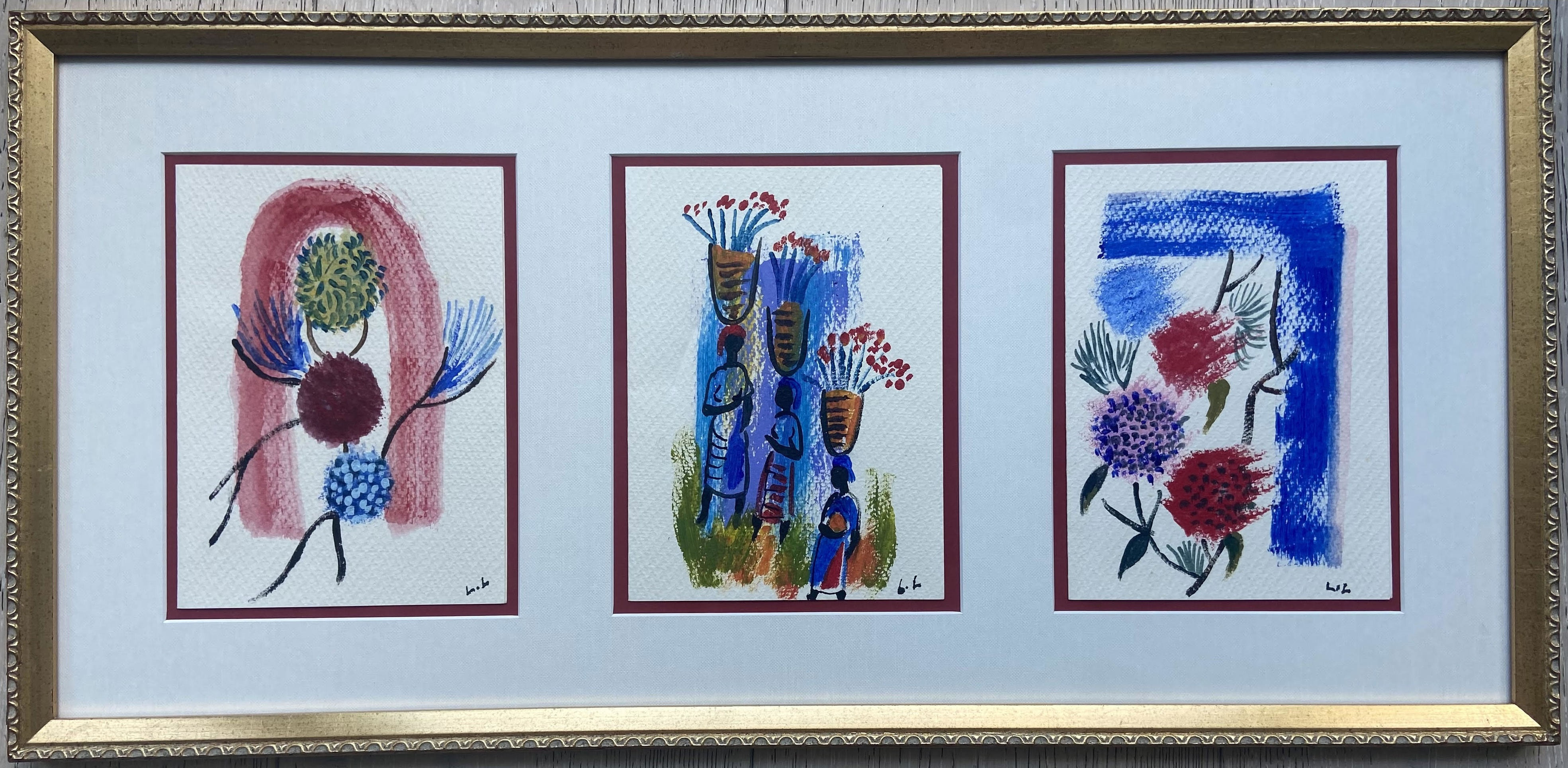 Luckner Lazard Painting - Flowers, ca 1990–1995 | Haiti Collection Privée