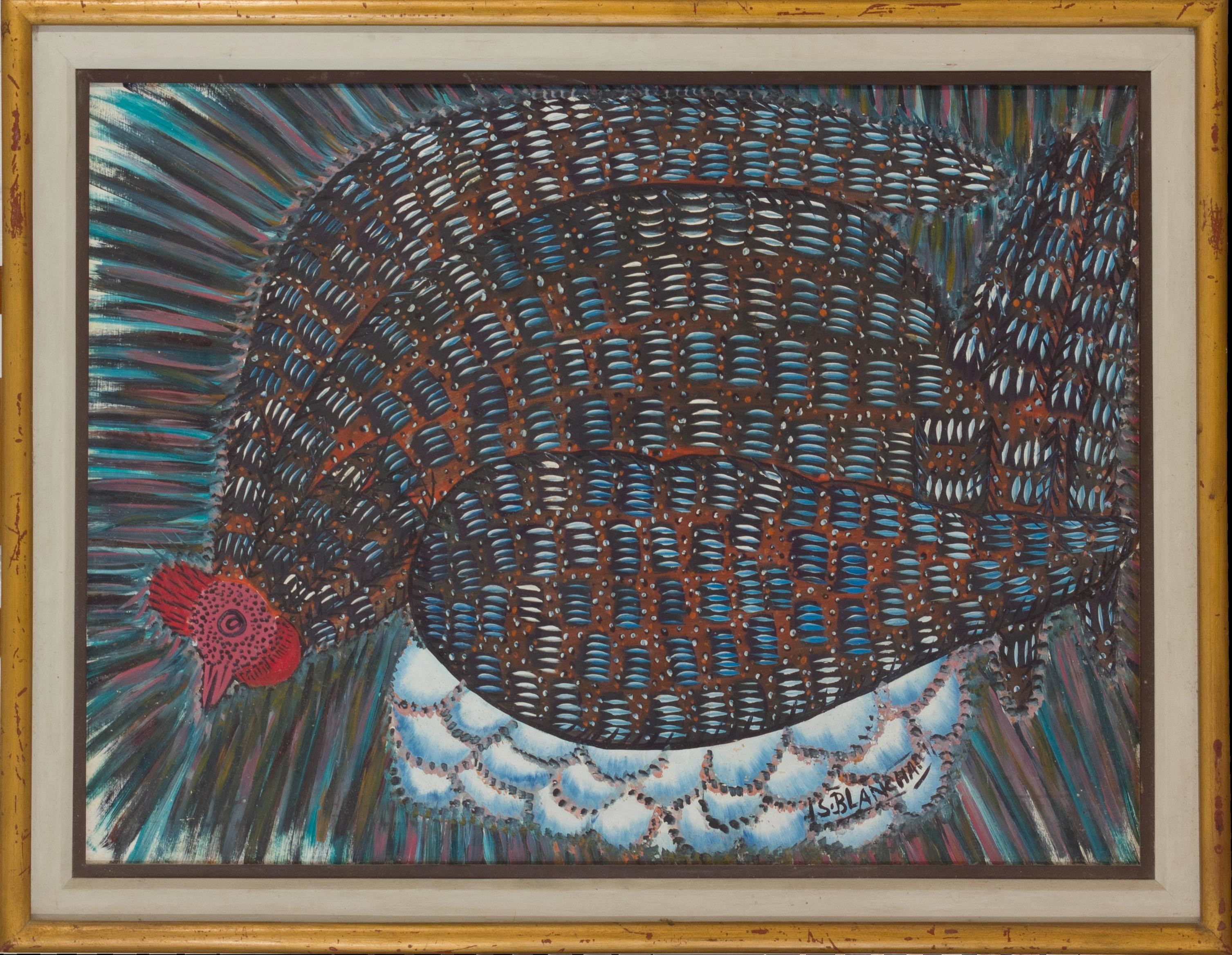 Sisson Blanchard Painting - Guinea Fowl, 1970–1975 | Haiti Collection ...