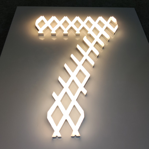 Custom advertising 3d led front illuminated acrylic letters logo sign ...