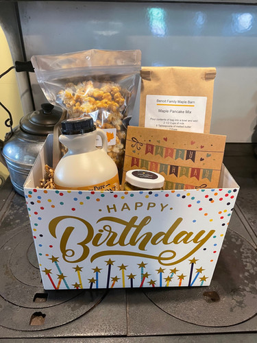 Happy Birthday Maple Basket 🍁 | Benoit Family Maple
