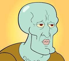 bald squidward