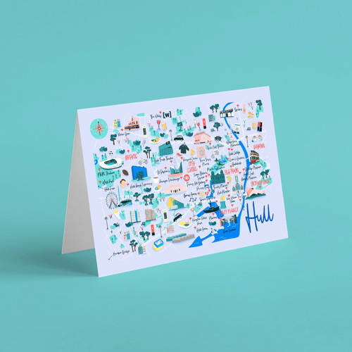 Hull Map Card | Hannah Penrose