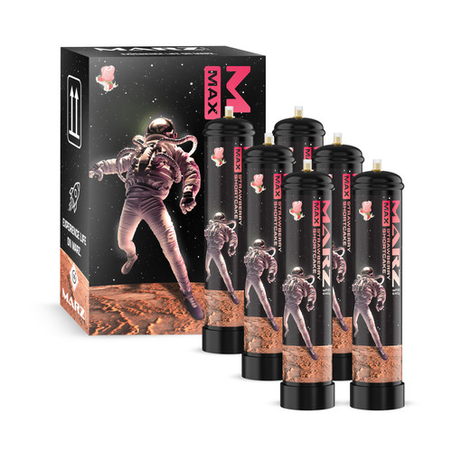 6 PACK STRAWBERRY SHORTCAKE 1.1 LITER / 680 GRAM MARZ WHIP WHIPPED ...