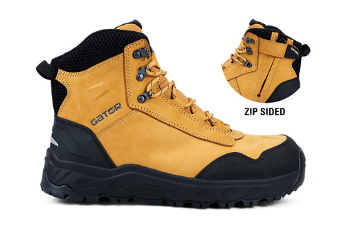 Goliath Mid Safety Boot (Wheat) | Gator Footwear