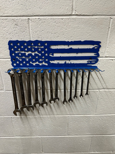Tattered American Flag Wrench | New Hanover Fabricat