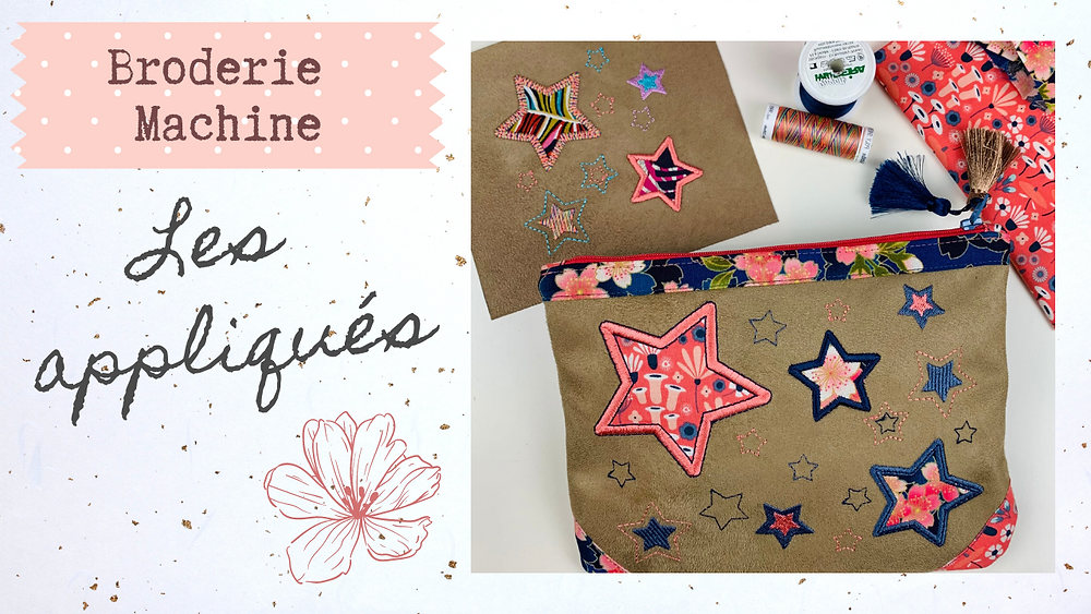 Réaliser des appliqués avec la brodeuse