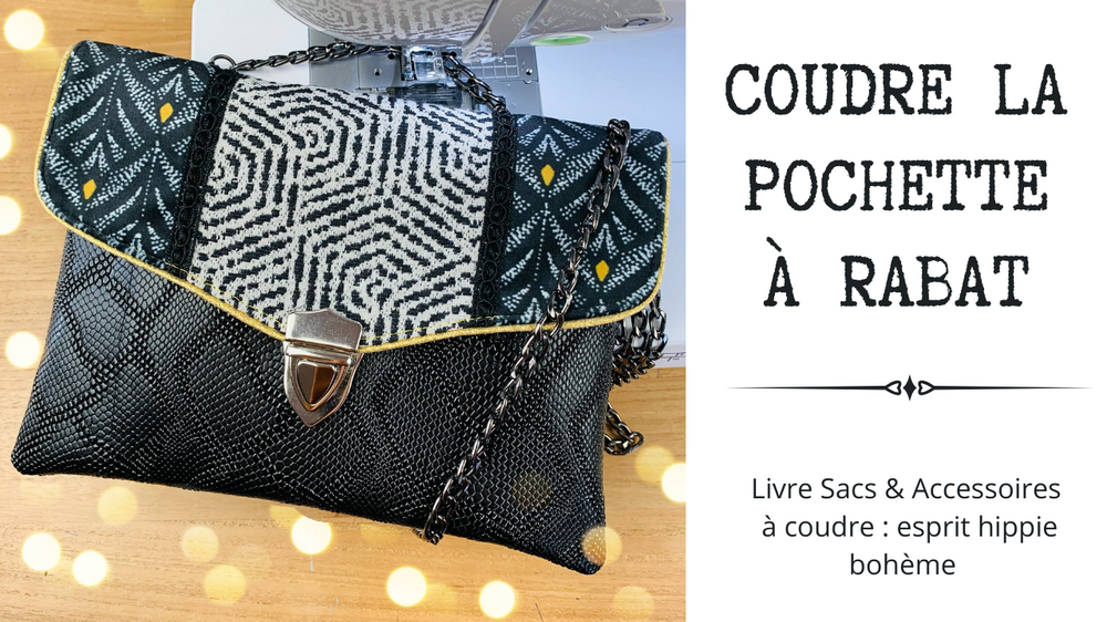 Coudre la pochette à rabat