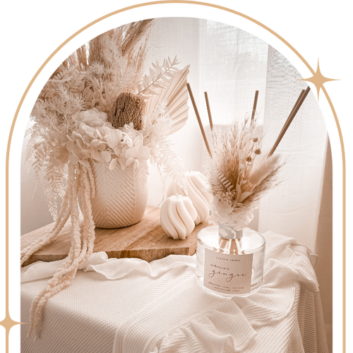 Dried Floral Reed Diffuser | Crystal Aroma