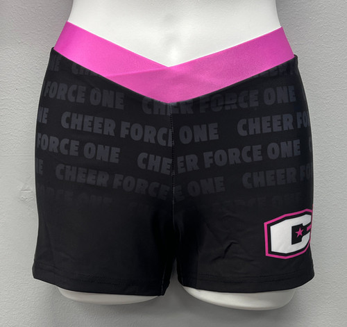 CF1 *PINK* Logo Shorts | Cheer Force One