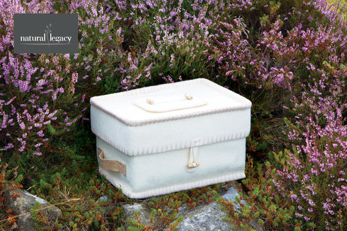 Wool Casket | Natural Ashes Casket and Memory Box